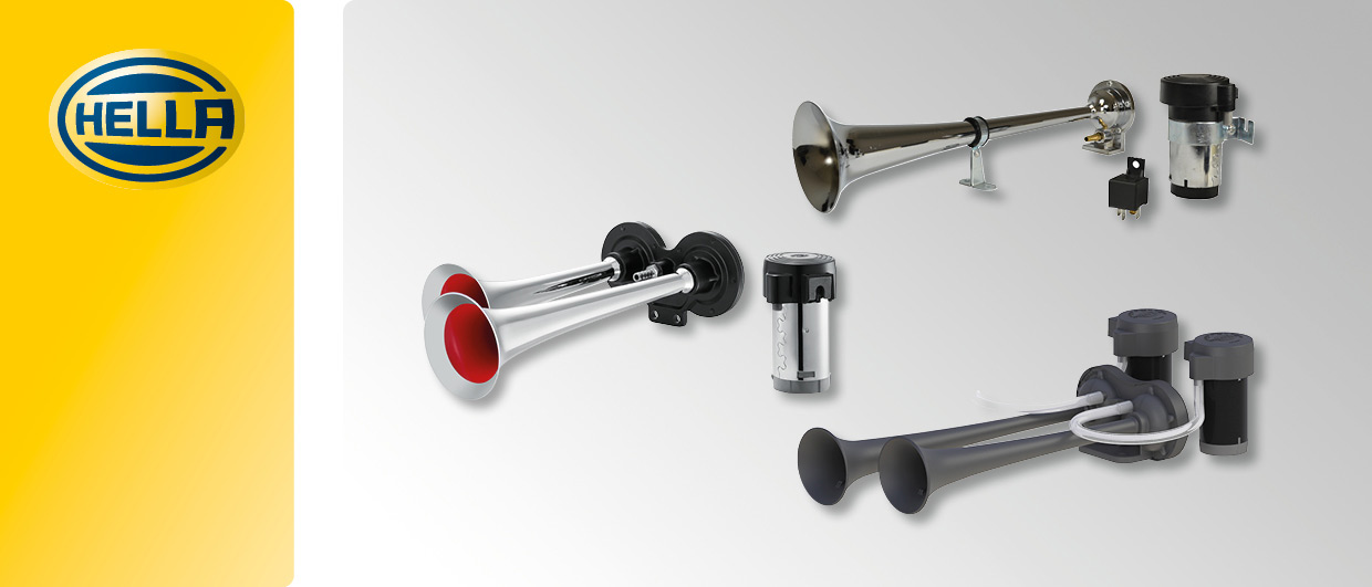 BRIEF INFORMATION CA4X series Compressed Air Horns | HELLA