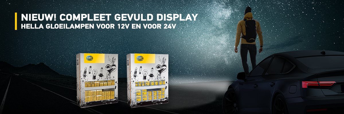 HELLA gloeilampen display 12V en 24V | HELLA